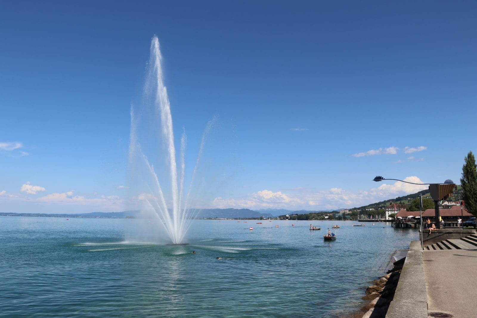 Jetzt erfreut uns der Springbrunnen so wie erhofft - Rorschacher Echo