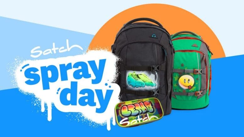 Graffiti-Künstler Kron hilft für den speziellen Rucksack - Rorschacher Echo