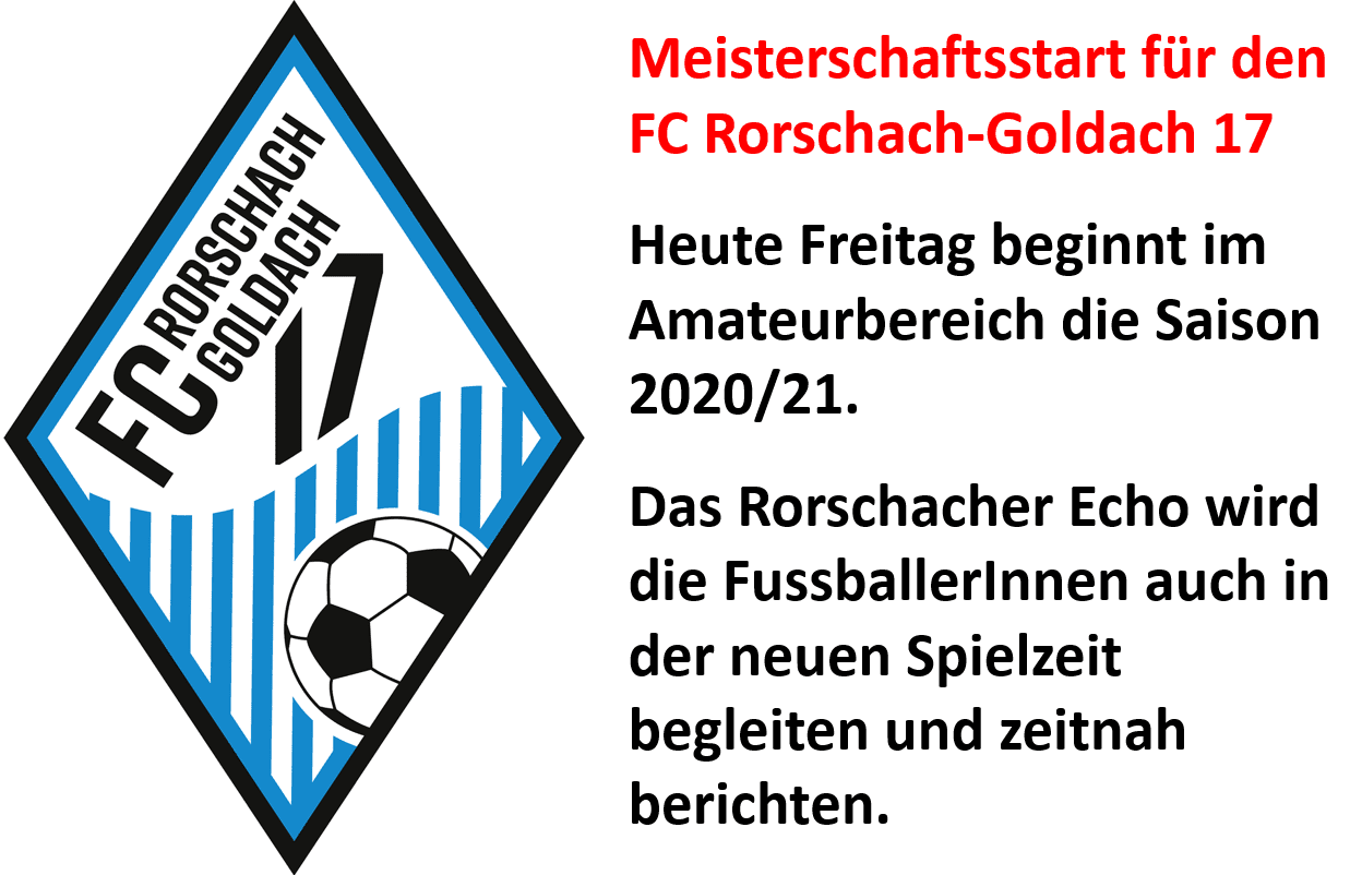 Der FC Rorschach-Goldach 17 startet in die neue Saison - Rorschacher Echo