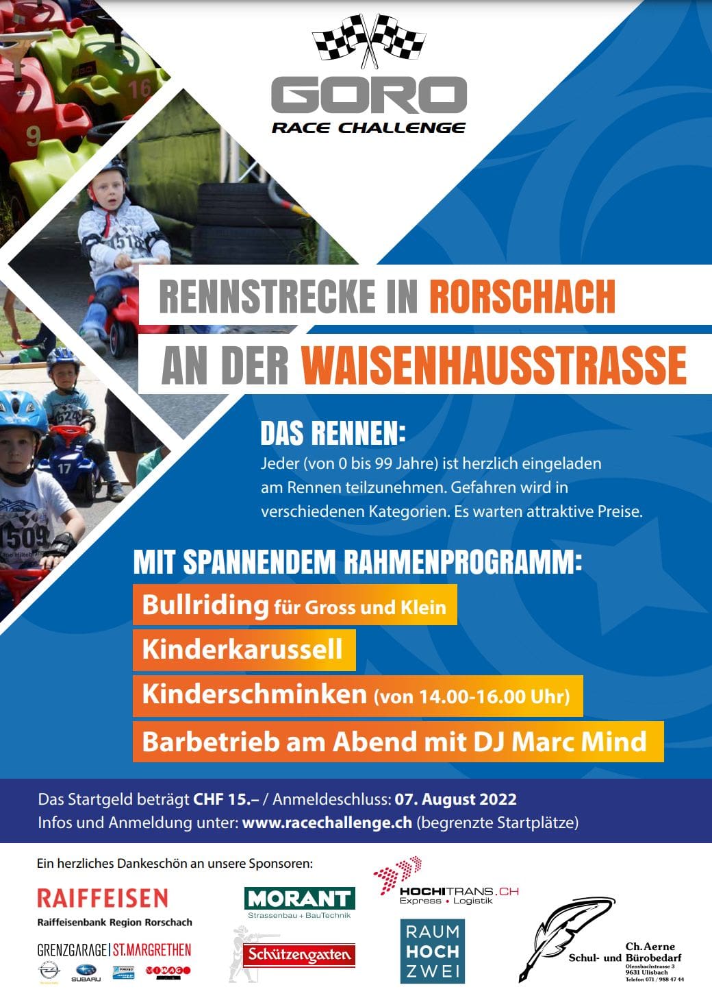 HC GoRo Race Challenge am 20. August 2022 - Rorschacher Echo