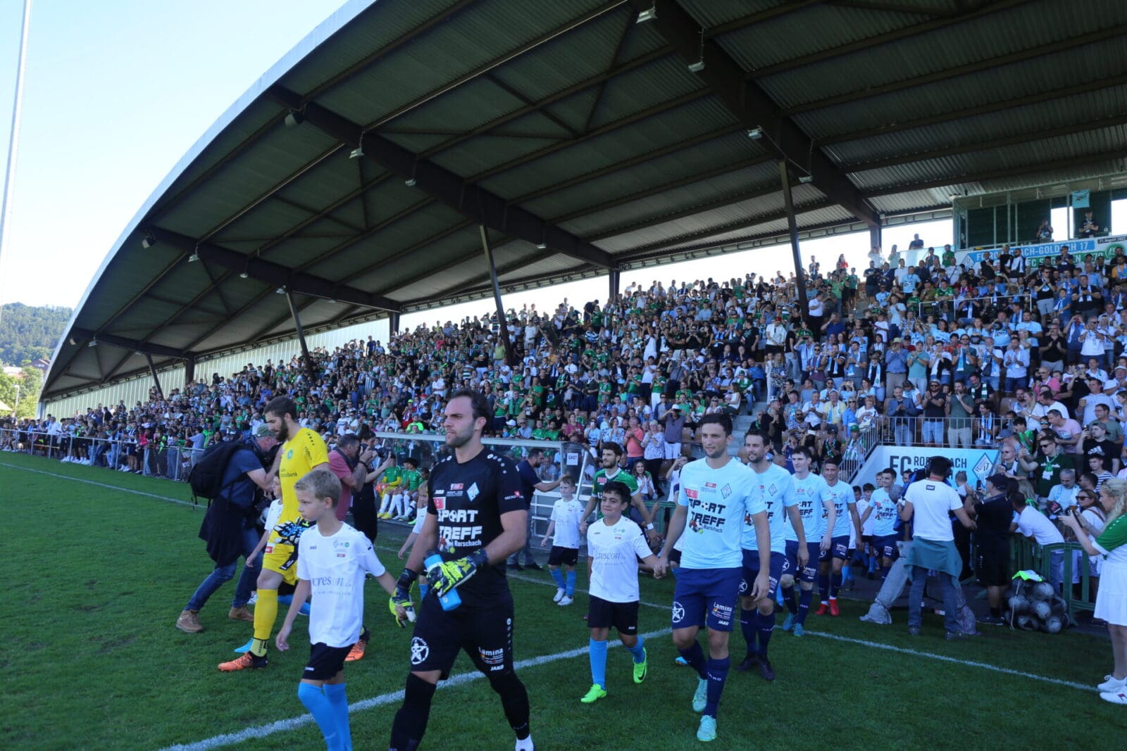 Unsere Fussballer im Espenmoos gegen den FC SG - Rorschacher Echo