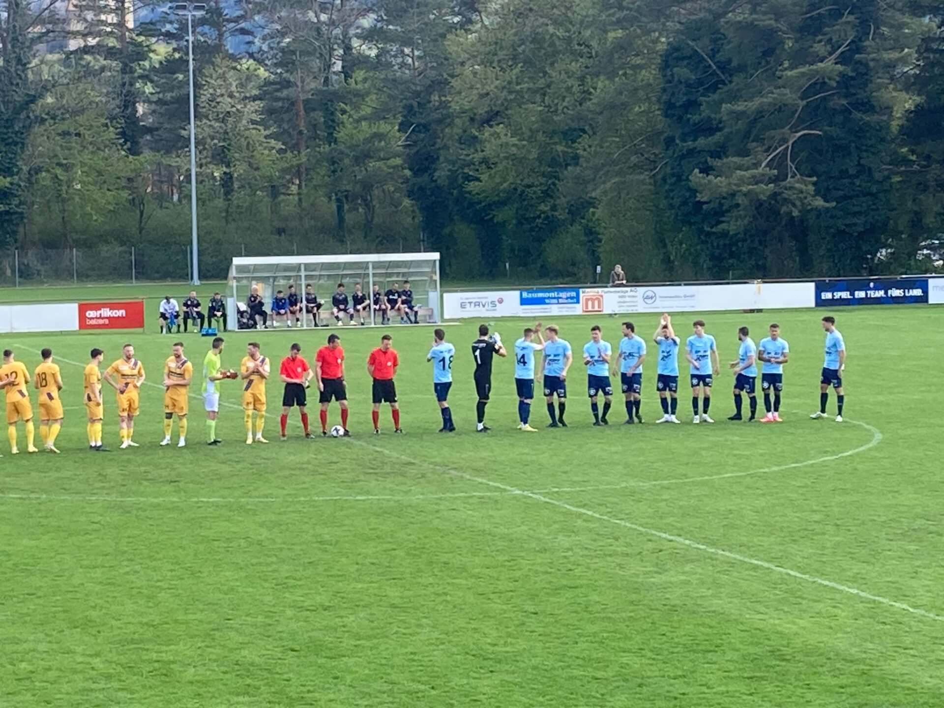 Der FC RG 17 holt einen Punkt beim Leader Balzers - Rorschacher Echo