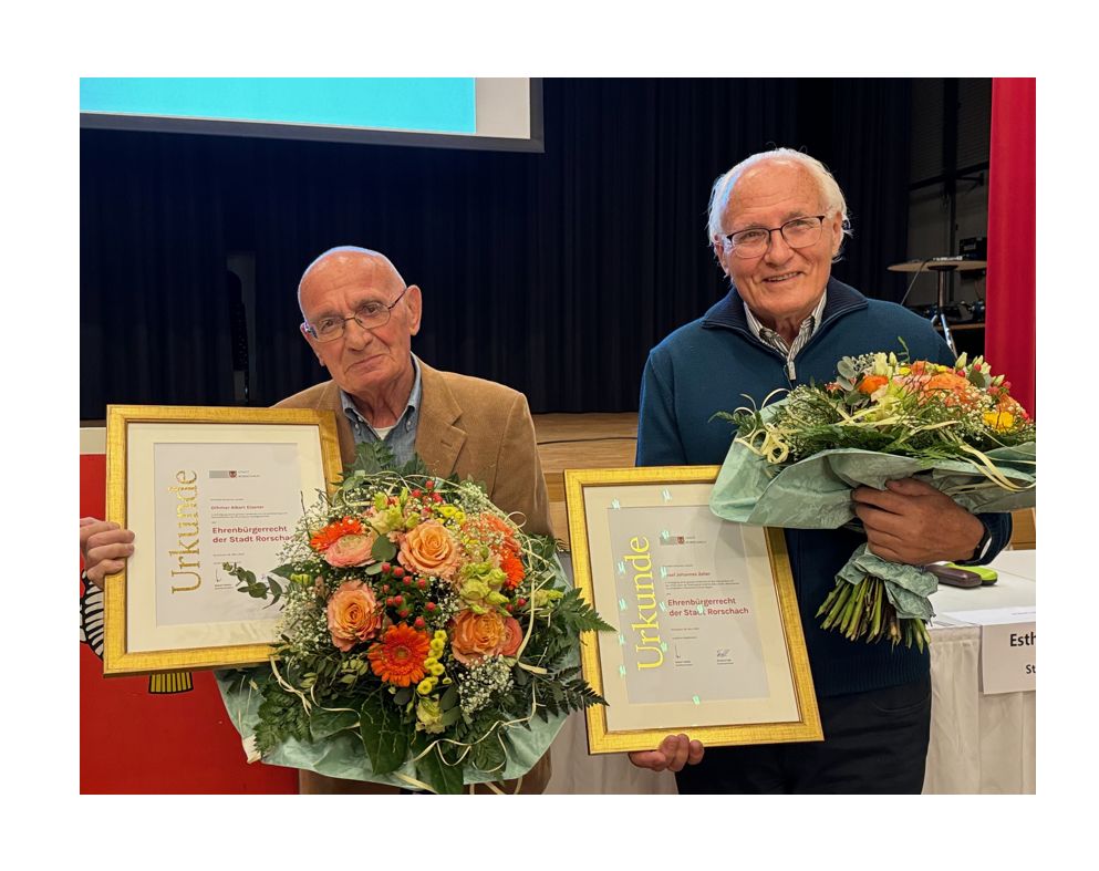 Rorschach hat zwei neue Ehrenbürger - Rorschacher Echo