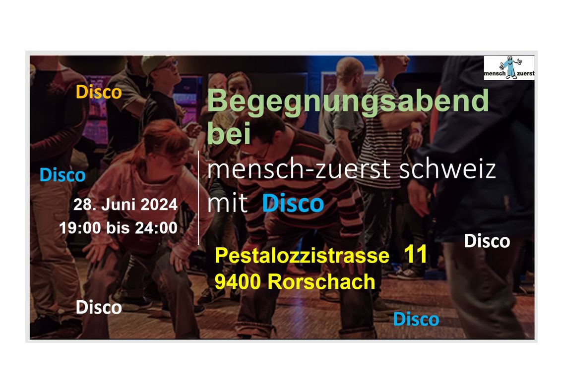 Heute ist auch noch Disco-Abend in Rorschach - Rorschacher Echo