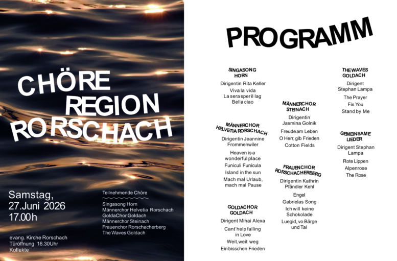 Konzert der Chöre aus der Region Rorschach - Rorschacher Echo